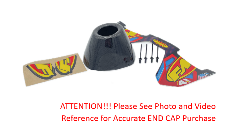 RCT EXTERNAL CARBON REPLACEMENT END CAP KIT 040693 – FMF Racing